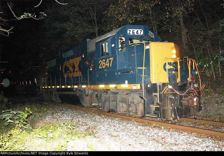 CSX GP38-2 #2647 on WPBU-20